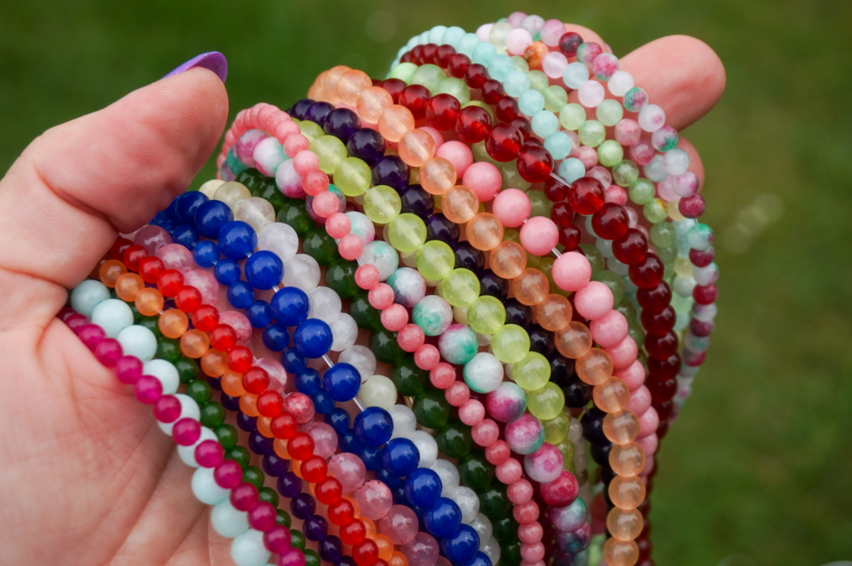 Chalcedon / kula / 6mm / multikolor / sznur / 60szt / 21,99 zł / X0639 ...