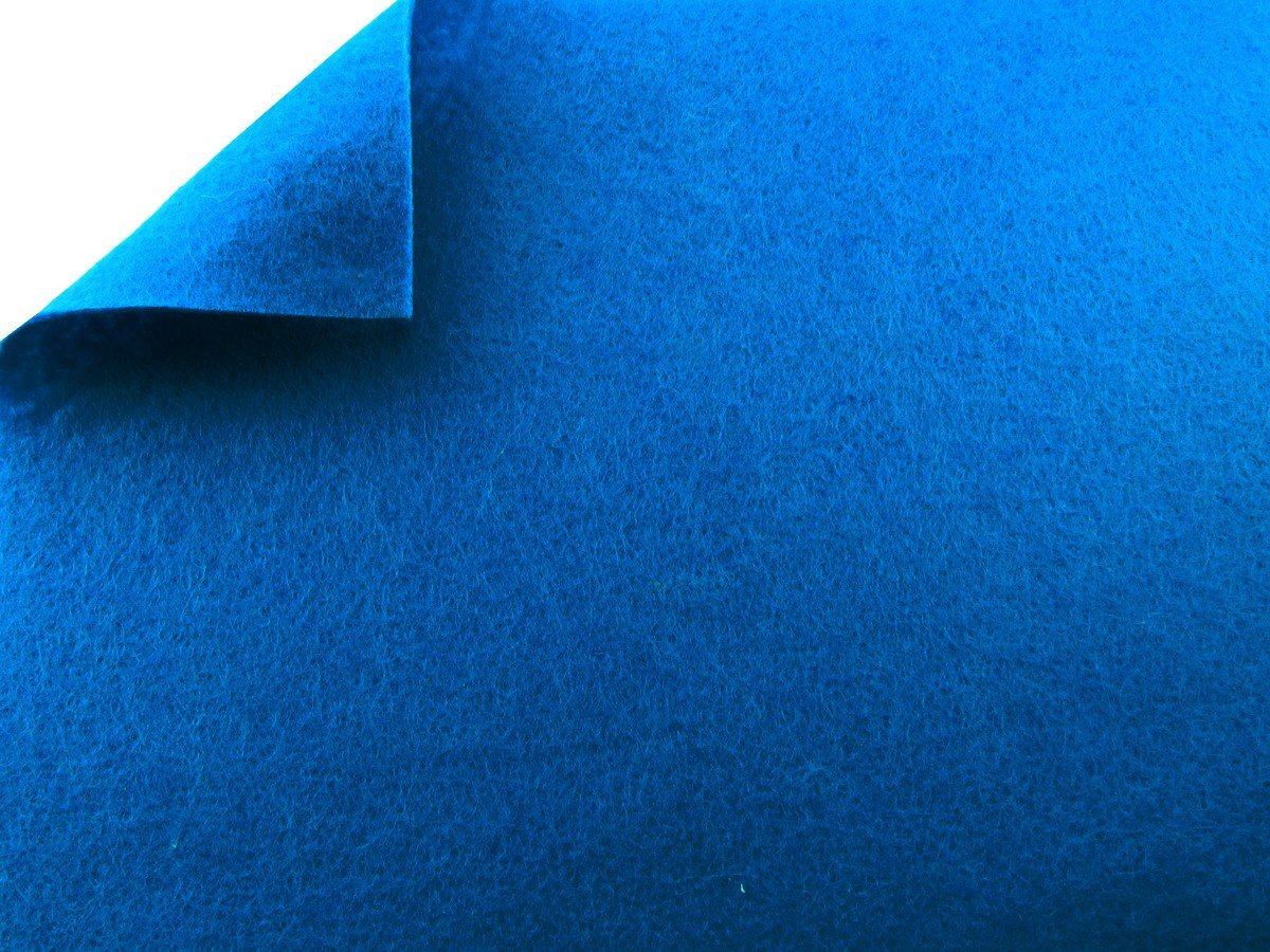 Filc poliestrowy / arkusz / miękki dekoracyjny / 20x30cm / niebieski ...