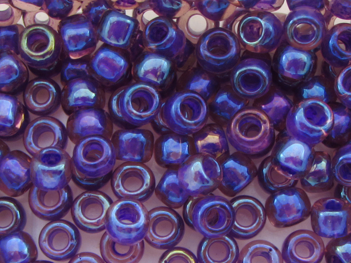 TOHO™ / Round 6/0 / Inside-Color Rainbow Rosaline / Opaque Purple / 10g ...