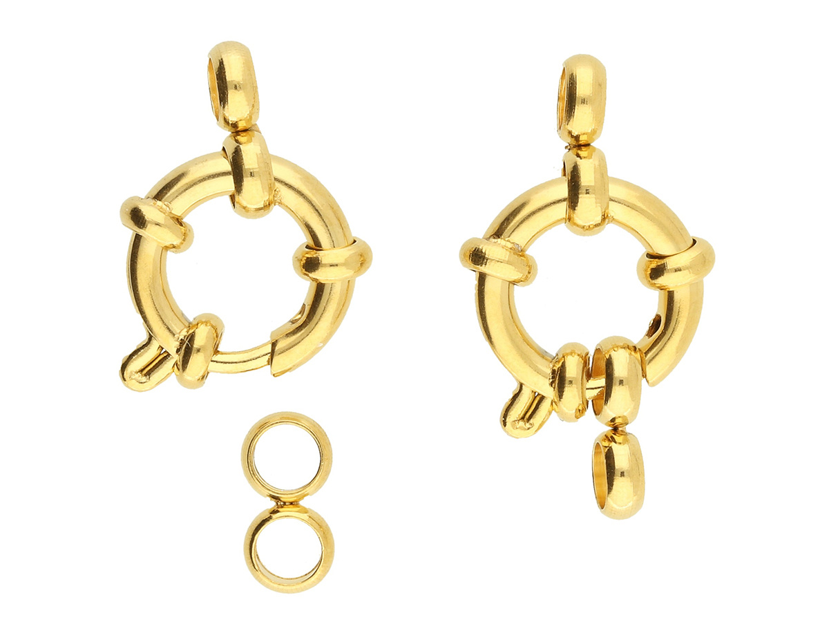 Zapięcie federing z podwieszką / stal chirurgiczna / 10mm, otw ...