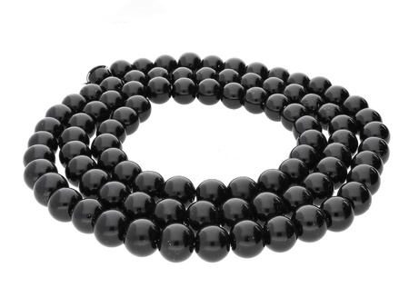 Milly™ / kula / 6mm / czarny / 140szt