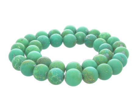 Turkus / matowy / kula / 8mm / zielony / 50szt