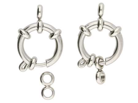 Zapięcie federing z podwieszką / stal chirurgiczna / 18mm, otw ...